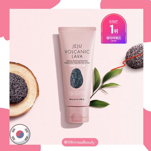 Jual The face shop jeju volcanic lava peel off clay nose mask - Kota ...