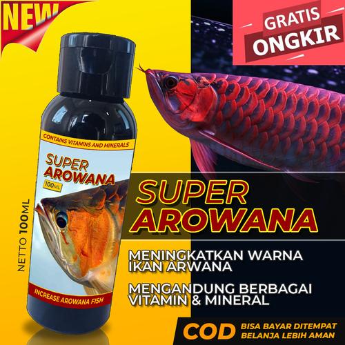 Jual Vitamin Ikan Arwana SUPER AROWANA Arwana Super Red Golden Red ...