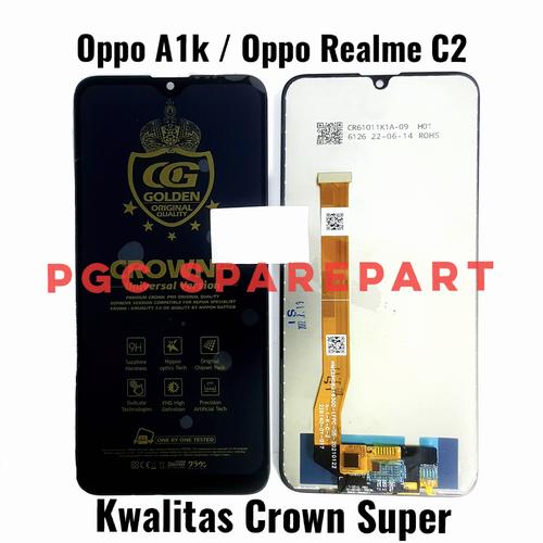 Jual LCD Touchscreen kwalitas Crown Super Fullset Oppo Realme A1k C2 ...