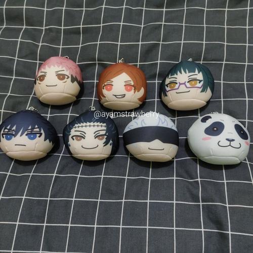 Jual READY Jujutsu Kaisen Omanjuu Mascot Gojo Fushiguro Geto Nobara ...