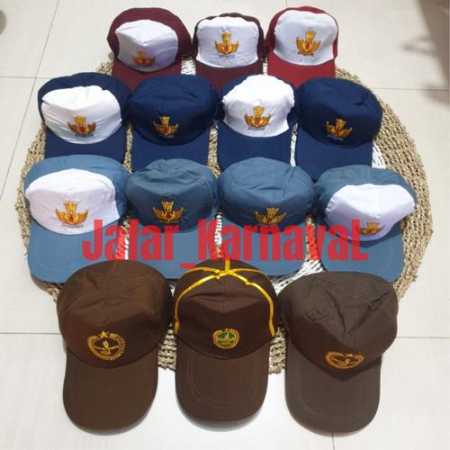 Jual TOPI SEKOLAH SD, TOPI SD BORDIL TOPI MERAH PUTIH - merah putih ...