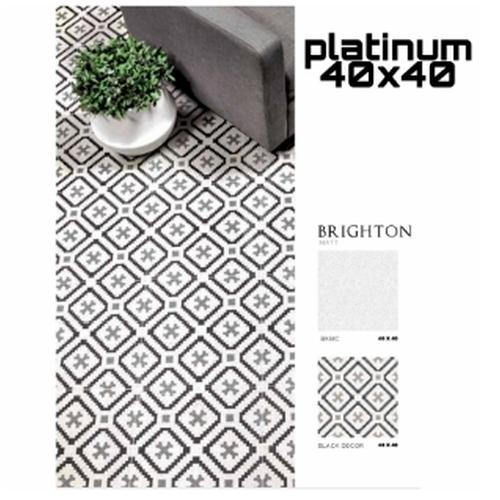 Jual BRIGHTON MATT UK.40X40 DINDING LANTAI KERAMIK PLATINUM - BASIC ...
