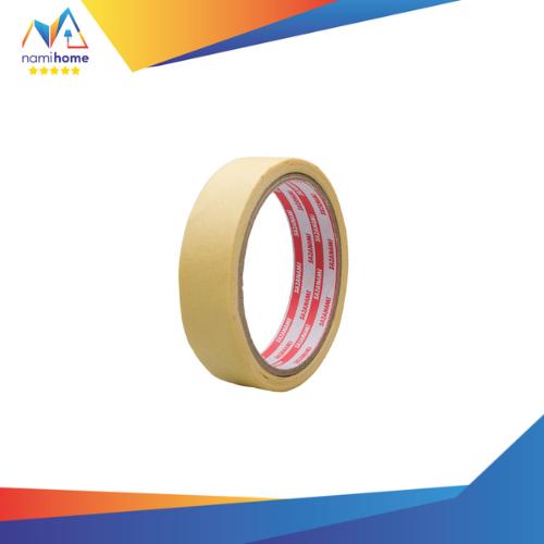 Jual 1 ROLL LAKBAN KERTAS MASKING TAPE 1" INCH 24MM X 15M KUNING ...