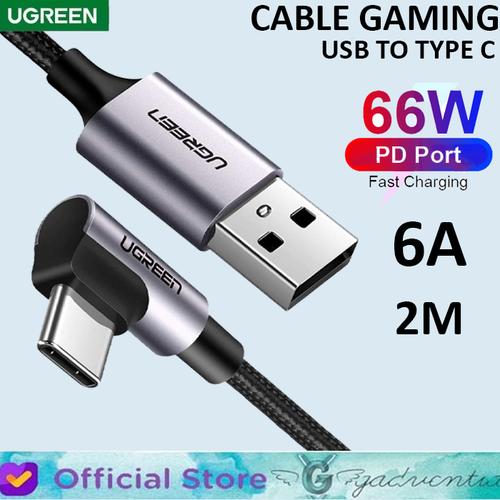 Jual UGREEN Kabel Charger USB To Type C Gaming Cable Fast Charging 6A ...