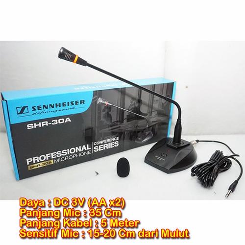 Jual Mic Rapat Meja Meeting Sennheiser SHR30A SHR 30A Gooseneck ...