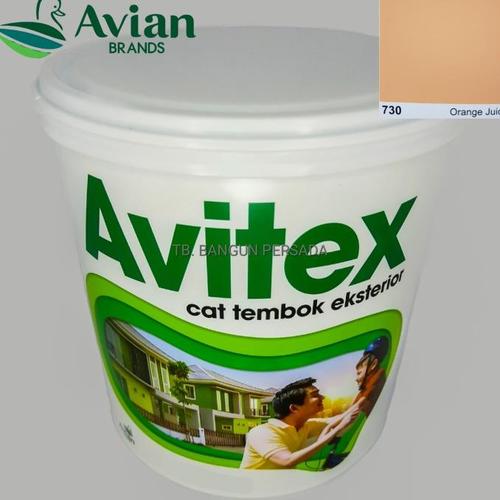 Jual Cat Tembok Exterior 730 Orange Juice Avitex Kemasan 5Kg/25Kg ...