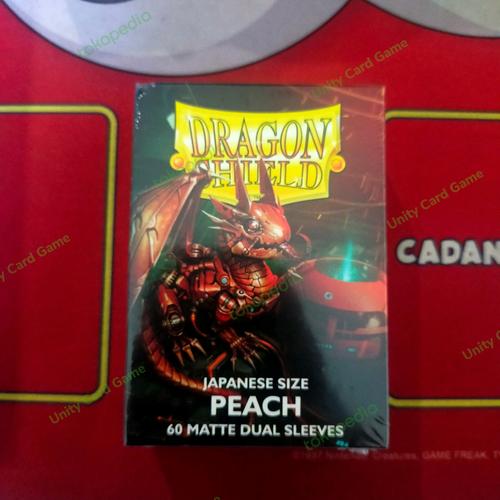 Jual Dragon Shield 60 Peach Matte Small Dual Sleeves - Kota Semarang ...
