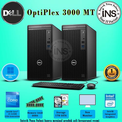 Jual CPU DELL OptiPlex 3000 MT i5-12500 16GB 1TB SATA/256GB SSD/512GB ...