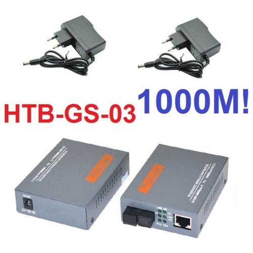 Jual Netlink Htb GS 03 A & B Fiber Optik Sepasang + Adaptor Gigabit - Jakarta Pusat - Line Shop ...