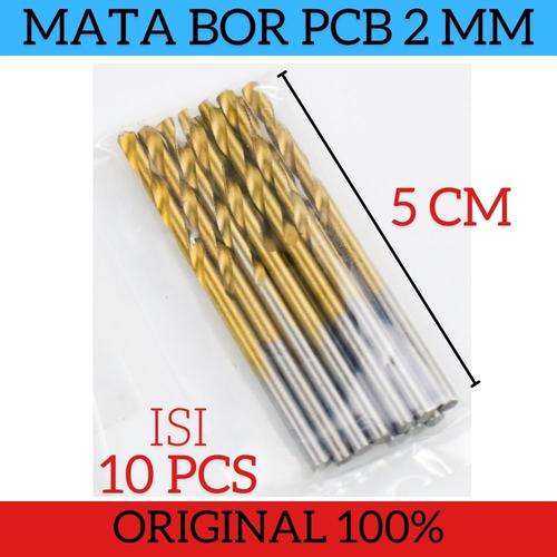 Jual Isi 10 Pcs Mata Bor Besi Kayu PCB Ukuran 2.0mm 2.0 mm 2mm Drill ...