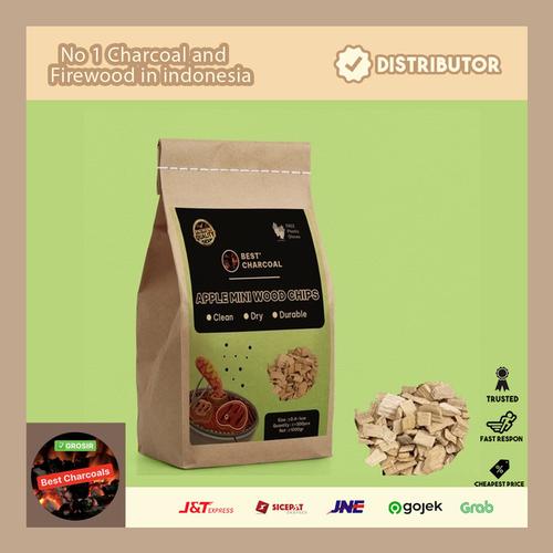 Jual Kayu Bakar Wood Chips Mini Apple Rambutan Cherry Premium Ekspor A+ ...