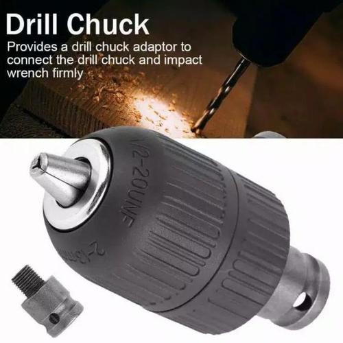 Jual ADAPTER IMPACT WRENCH SET KEPALA BOR KEYLESS 10 / 13 MM MURAH ...
