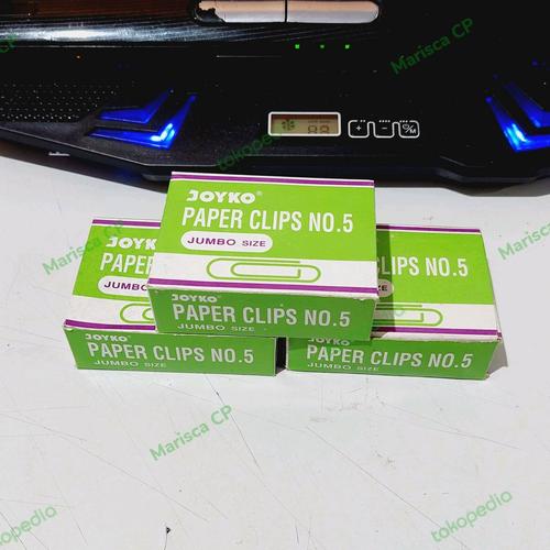 Jual PAPER CLIP JOYKO NO.5 UKURAN BESAR ORIGINAL JOYKO - Kota Bekasi ...