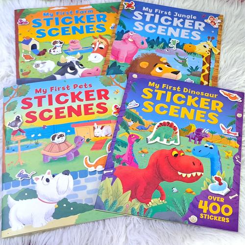 Jual Paket Bundling Sticker Scenes Book with Over 400 Stickers ...
