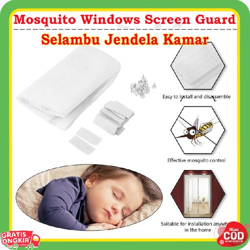 Promo Selambu Jendela kamar/tirai jendela anti nyamuk ukuran 150 x 130 ...