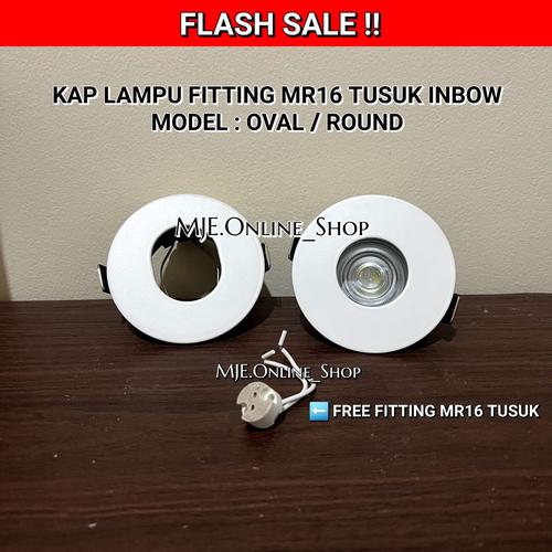 Jual KAP LAMPU FITTING MR16 TUSUK PINHOLE DOWNLIGHT HALOGEN RUMAH LAMPU ...