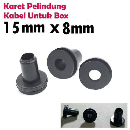 Jual Karet Pelindung Kabel 15x8mm Selongsong Penahan Pembungkus Lubang ...