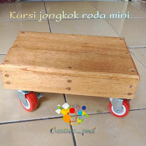 Jual kursi jongkok roda serbaguna kurai gerak kayu mini - Kab. Pangandaran - Creative pnd ...
