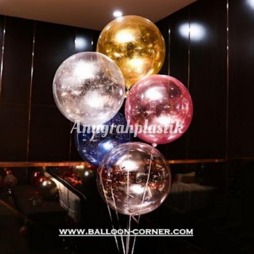 Jual Balon PVC Bobo Transparan isi Glitter 18 inch PER 10 PCS - Kota ...