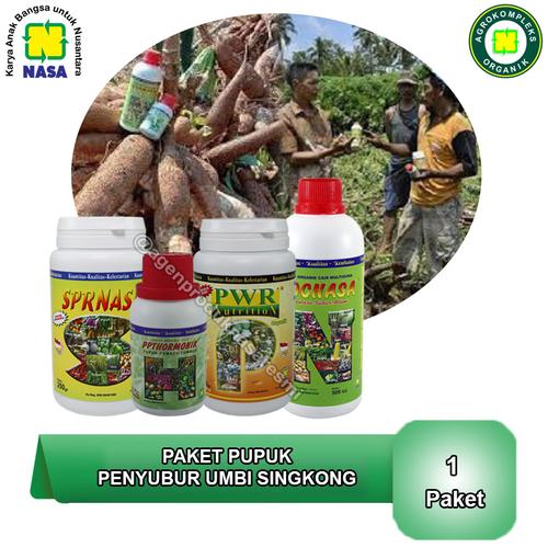 Jual Pupuk Singkong Organik Paket Pupuk Nasa Penyubur Umbi Singkong ...