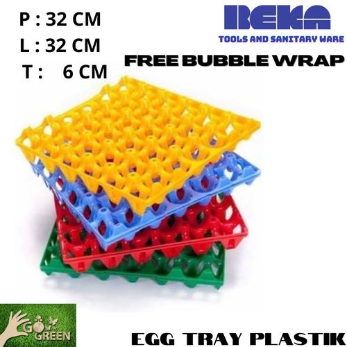 Jual Tempat telur PLASTIK /Egg tray PLASTIK ISI 30 butir - Biru ...