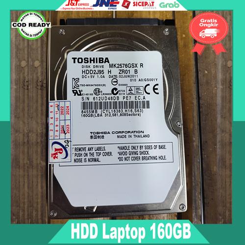 Jual Harddisk Internal Laptop 160GB HDD Hardisk Laptop - Kab. Cianjur ...