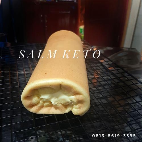 Jual kue keto-cake roll vanilla cream 30cm - redvelvet, cream cheese ...