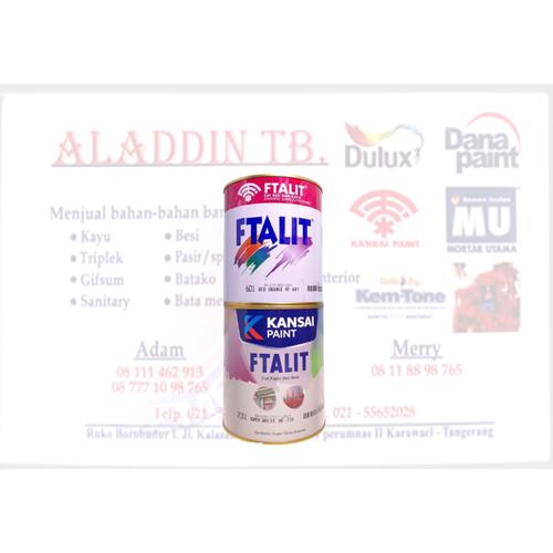 Jual Cat Minyak Kayu Besi/ CAT FTALIT/ HITAM DOFF/ PUTIH DOFF/ 1KG ...
