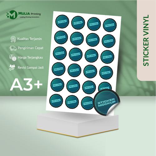 Jual Sticker Label / Label Kemasan Vinyl A3 Custom - MULIA PRINTING ...