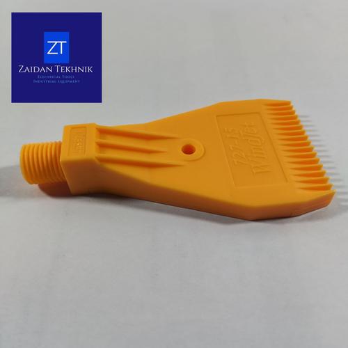 Jual Windjet Compressed Air Nozzle / Air Blowing Flat Jet Nozzle 1/4 ...
