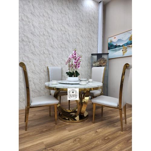 Jual New Round Dining Table With Ring Design - Meja Saja - Kab. Bandung ...