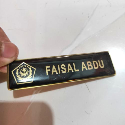 Jual Nametag Kuningan | Nametag Logo | Nama Dada - Peniti - Jakarta Pusat - Yahya Atribut ...