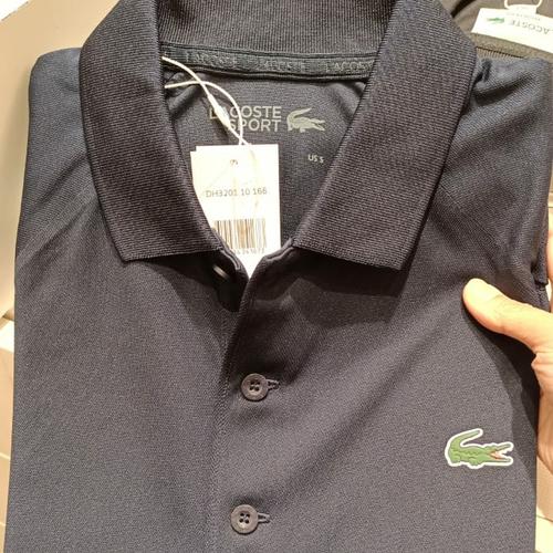 Jual Baju golf pria lacoste polo Polyester navy Original - Jakarta ...