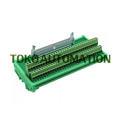Jual IDC64 IDC 64 PIN MALE TO 64PIN terminal block breakout board DIN ...
