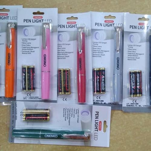 Jual Onemed Pen Light LED Senter Medis Penlight Lampu Sinar Terang ...