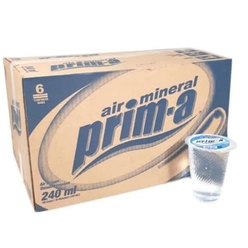 Jual PRIMA AIR MINERAL GELAS 220 ML 1 KARTON 48 GELAS - Kota Depok ...