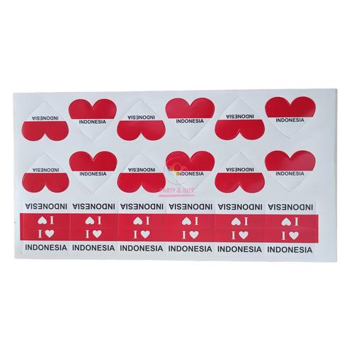 Jual Sticker Bendera Pipi | Stiker Pipi Merah Putih | Stiker Pipi ...