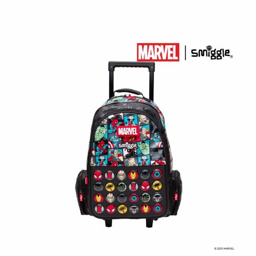 Jual SMIGGLE Trolly Bag Marvel Lunch box Marvel Original - Trolly + LB ...