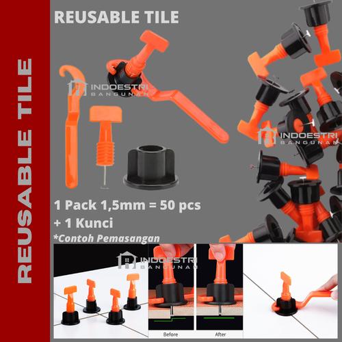 Jual Reusable Tile Spacer 1,5 mm / Alat Perapih Nat Keramik / Nat ...