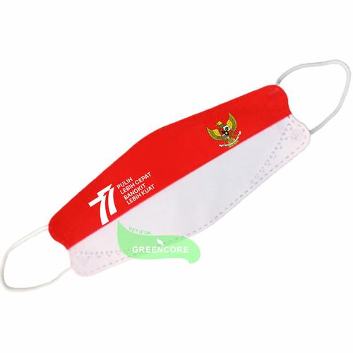 Jual Masker merah putih kf94 bendera indonesia logo hut ri 4 lapis ...