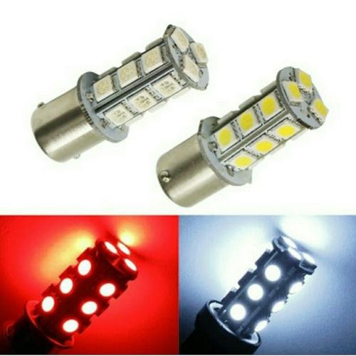 Jual Lampu sein Mundur led mobil bayonet 1 kaki 18 titik smd 5050 ...