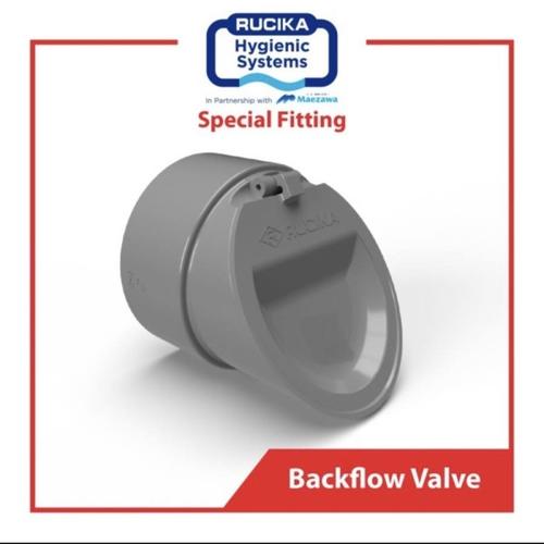Jual BackFlow Valve 6" inch Pvc Rucika/Tutup Pipa Pembuangan Anti Bau ...
