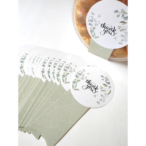 Jual Sticker Thank You Label Ucapan Terimakasih Hiasan Toples Kue 8x15 ...