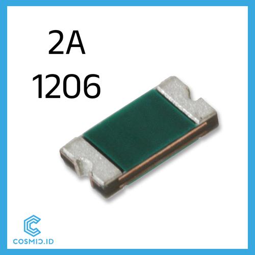 Jual IC PPTC 2A SMD 1206 Resettable Fuse Self-Recovery Fuses 2000mA SMT ...
