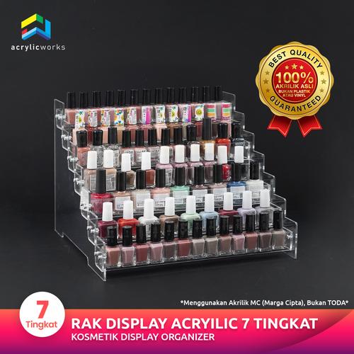 Jual Rak Organizer Acrylic Rak Tempat Lipstik Rak Tempat Kutek 7 ...