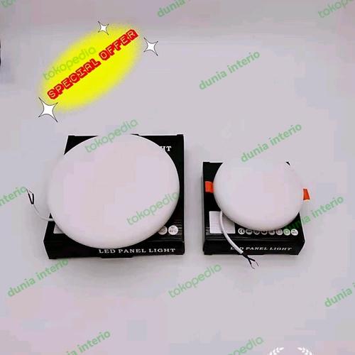 Jual Lampu panel downlight bulat led panel plafon bulat 12w putih ...