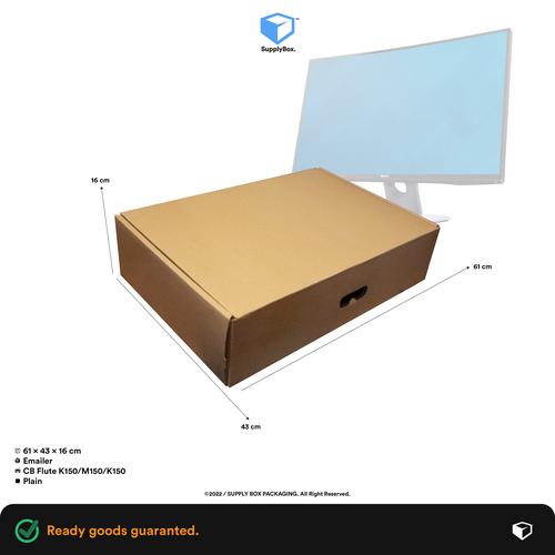 Jual KARDUS BOX PACKAGING 61x43x16 CM | Kardus | Cardboard - Kab ...