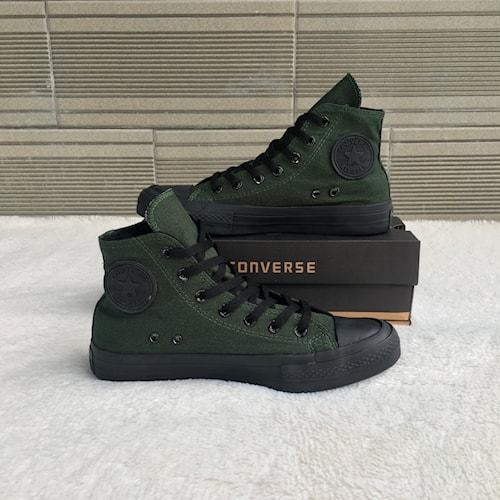 Jual Sepatu Converse All Star High CT Army Poxing Black Premium - 38 ...
