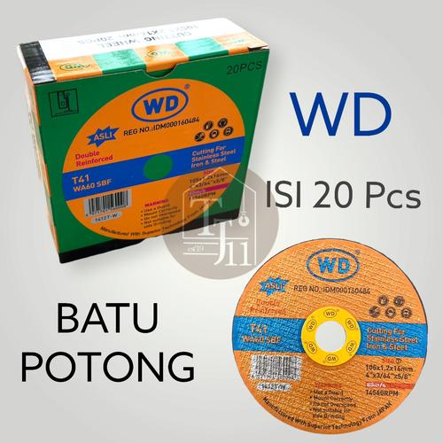 Jual BATU POTONG WD 4 inch ASLI Harga Per 1 Kotak isi 20 Pcs - Kota ...