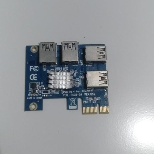 Jual PCie spliter adapter 4 port usb to riser - Kab. Sleman ...